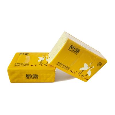 China High Quality Custom Logo 4 Ply White Facial Tissue Paper Diamond Embossing Box Style for sale