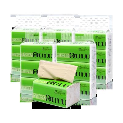 China Excellent quality plastic soft pack white color 2 ply bamboo facial tissue paper for sale
