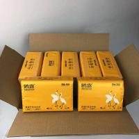 China Wholesale High quality unbleached virgin bamboo pulp 3 ply facial tissue paper for sale