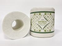 China Comfortable Standard size Natural cream beige premium unbleached bamboo 3 ply toilet paper for sale