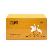 China Custom 2 Ply Virgin Bamboo Pulp Tissue Soft Pack Printed square Hygieni Facial Bamboo Tissue for sale
