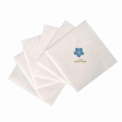 China Customizable printing Bamboo Pulp Natural color economic hand paper napkins tambien for sale