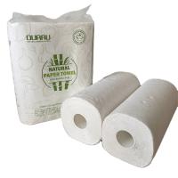 China Top Selling disposable Kitchen Roll of Paper Custom Bamboo Kitchen Paper Roll for sale