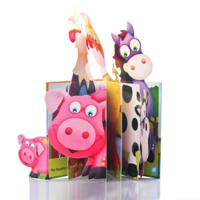 China Board Book with Flaps,pop up flaps, lift up flap books,hardcover board book,kids artwork,push and pull book for sale