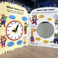 China Board book with diecut windows for sale