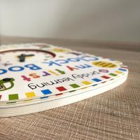 China Board book with diecut windows for sale