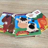 China Touch and feel book,Board book with glitter and flap,Lift Flap Books,Cards Flip Flap Book For Kids for sale