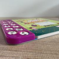 China Book with music box, button book,customized buttons sound book,Music education book for sale