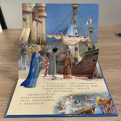 China Best selling full color pop up children book,3D book,Eco-friendly China Pop Up Board Book children Printing Publisher for sale