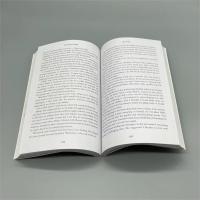 China Custom Professional High Quality Hardcover / Softcover Black White Novel Book Printing Services for sale