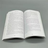China Custom Professional High Quality Hardcover / Softcover Black White Novel Book Printing Services for sale