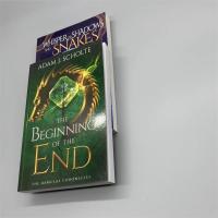 China 2024 Hot Sale High Quality Hardcover / Softcover Black White Novel Book Printing Services for sale