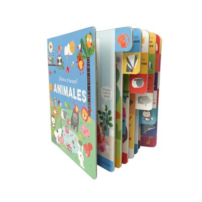 China Custom Best Price Content Printing Kids Learning Children Index Board Book Printing Services for sale