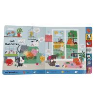 China Custom Best Price Content Printing Kids Learning Children Index Board Book Printing Services for sale