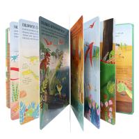 China Wholesale Custom Print Children Kids Baby Preschool Activity Dinosaur Learning Binder Busy Toy Board Book Printing Servi for sale