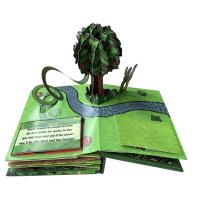China Custom Children Story English 3D Pop-up Book Printing Service Kids Pop up Books for Children Kids Learning for sale