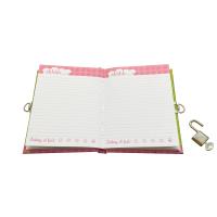 China 2024 Coustomized Factory Direct Best Pricesale Keep It Confidential Diary Journal Notebook with Metal Lock for sale