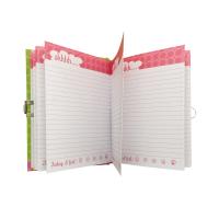 China 2024 Coustomized Factory Direct Best Pricesale Keep It Confidential Diary Journal Notebook with Metal Lock for sale