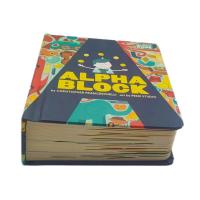 China 2024 Hot Sale Children Early Learning Board Book Kids Learning Alpha Book Printing Services for sale