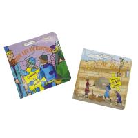 China Custom Children Attention Training Story English Book Children Puzzle Book Interesting Puzzle Book for Kids for sale