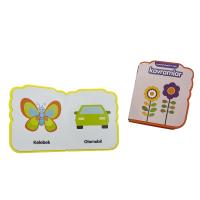 China Factory Custom Special Shape EVA Foam Children Early Learning Board Book Printing for sale