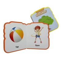 China Factory Custom Special Shape EVA Foam Children Early Learning Board Book Printing for sale