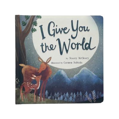 China High Quality Spot UV Hardcover with Sponge Children′s Story Board Book Printing Services for sale