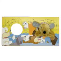 China Customized Puppy Dog Finger Puppet Children Story Book Printing with Die-Cut Window for sale