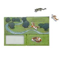 China Wholesale Custom Cheap Puzzle Book Colorful Pattern Printing Magnetic Puzzle Book Printing Services for sale