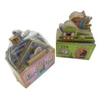 China 2024 Hot Sale Custom High Quality Children House-Shaped Board Book Printing Services with Castle Shape Die-Cut for sale