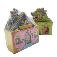 China 2024 Hot Sale Custom High Quality Children House-Shaped Board Book Printing Services with Castle Shape Die-Cut for sale