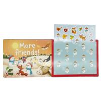 China Wholesale Best Price High Quality Custom Hardcover Die Cut Sticker Book Children Board Book Printing Services for sale