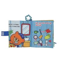 China 2024 Hot Sale Custom Music Early Learning Sound Children Cloth Book Printing Services for sale