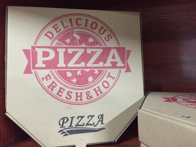China food box,eco friendly Lunch Pizza box,packaging paper box,Custom logo printed brown cheap kraft pizza box,printing paper for sale