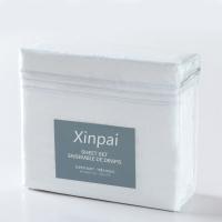 China Cheapest Bed Sheet 200TC 100% Polyester Microfiber Three Lines Embroidery Set from Xinpai for sale