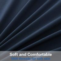 China 200TC Three Lines Embroidery Luxury Hotel Sheet Set with 100% Polyester Microfiber for sale