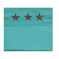 China Western Peak 6pcs Embroidery Star Sheet Set Washable Machine Wash 100% Polyester for sale