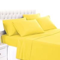 China National Standards Color Fastness Grade Bamboo 2200 Series Brushed Microfiber Sheet Set 6pcs for sale