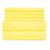 China National Standards Color Fastness Grade Bamboo 2200 Series Brushed Microfiber Sheet Set 6pcs for sale