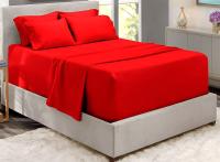 China Brushed Microfiber Bamboo 2200 Series 6pcs Set National Standards Color Fastness Grade for sale