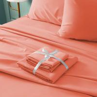 China Bamboo 2200 Series 6pcs Brushed Microfiber Bed Sheet Set without Filling for Hotel for sale