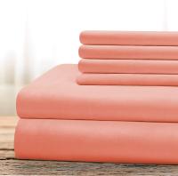 China Bamboo 2200 Series 6pcs Brushed Microfiber Bed Sheet Set without Filling for Hotel for sale