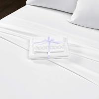 China Solid Soft Brushed Microfiber Luxury Embroidery Sheet Set 3/4pcs Customized for sale