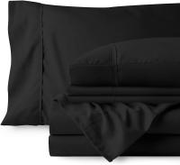 China Super Soft Microfiber 1800 Thread Count Bed Sheet Set 6pcs European and American Style for sale