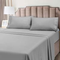 China Transform Your Kids Room into a Cozy Retreat with 4PCS 3-Line Embroidery Bed Sheets Set for sale