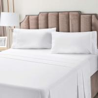 China Super Soft 200TC Microfiber Embroidery Sheets Set for Deep Pockets and Fade Resistance for sale