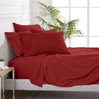 China 100% Polyester Microfiber Plain 5mm Trim Luxury Bedding Sheet Sets for 6PCS in Xinpai for sale