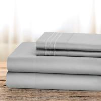 China Microfiber Embroidered Sheets Set for 16