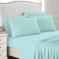 China 6 PC Super Soft Microfiber Bedding Set Wrinkle Fade Resistant for 14'' Deep Pocket for sale
