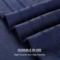 China Get a Restful Sleep with 4PCS Brushed Microfiber Sheet Set Featuring 3-Line Embroidery for sale